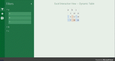 Excel Interactive View